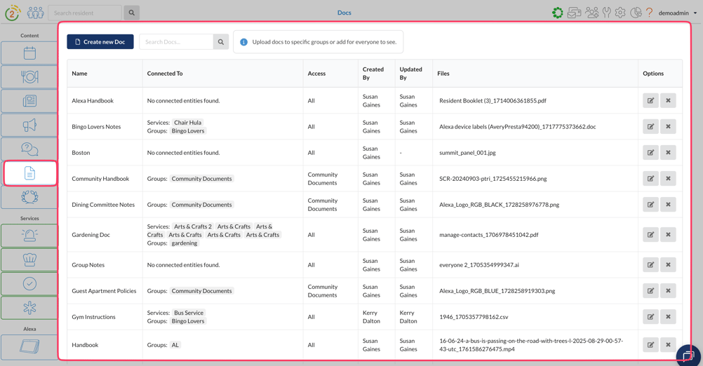 Document Management (Docs)