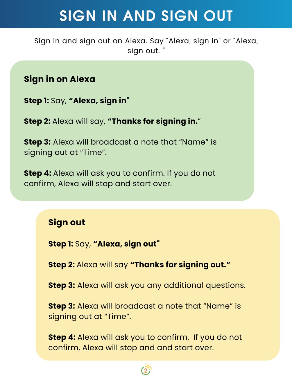 Resident Sign out